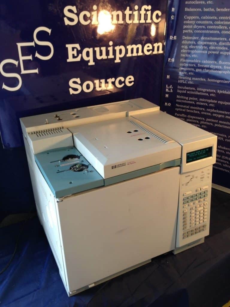 Gas Chromatograph, Hewlett Packard 6890 with Single injector and single ...